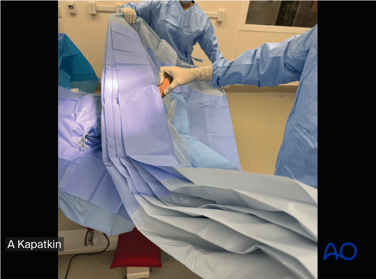 Lateral recumbency position